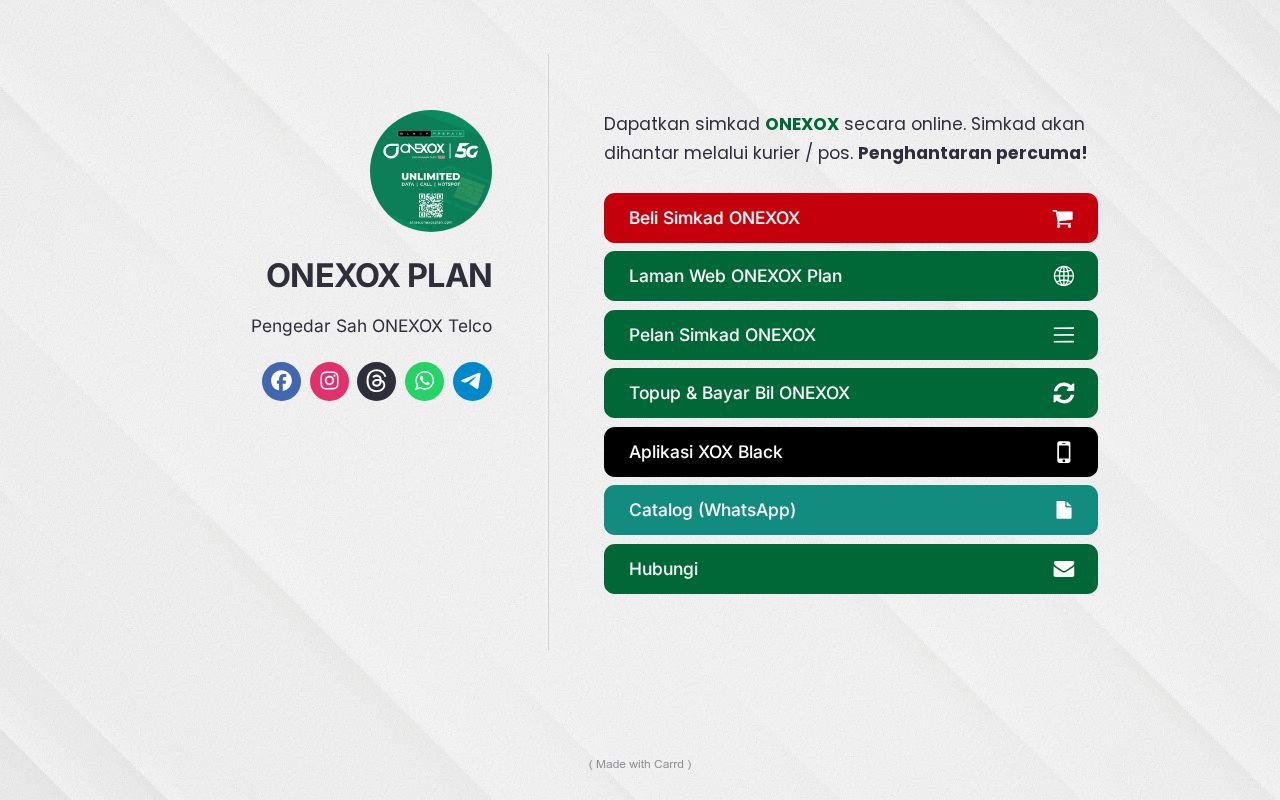 ONEXOX PLAN